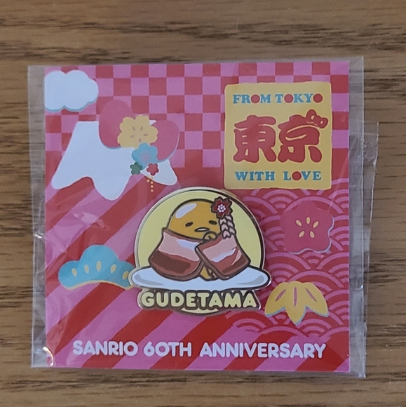 Sanrio | Jewelry | Gudetama Pin | Poshmark